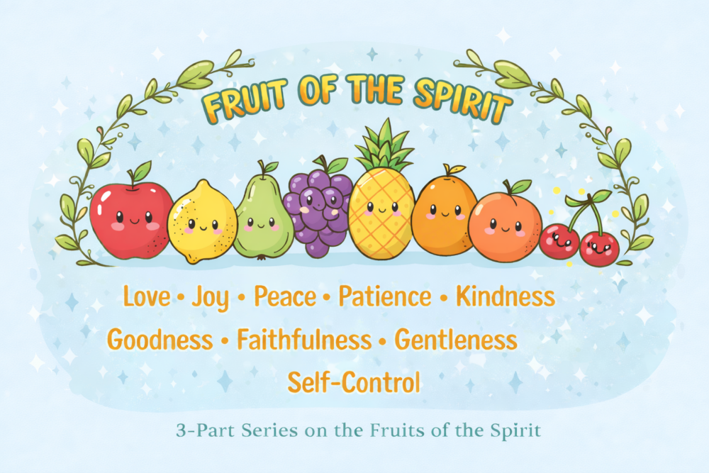 The Fruit of the Spirit 3-Part Sermon Series Bundle - Sermons4Children