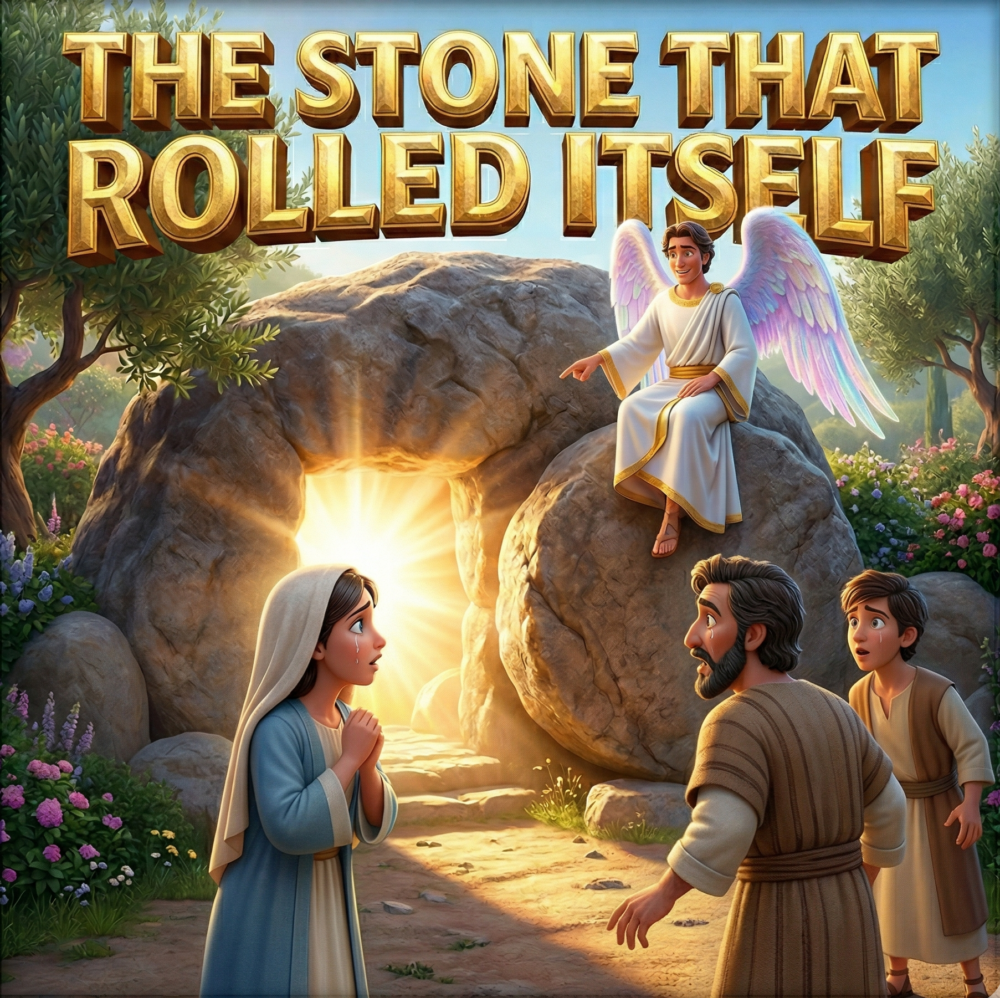 The Stone That Rolled Itself: A Complete Easter Sermon for Kids